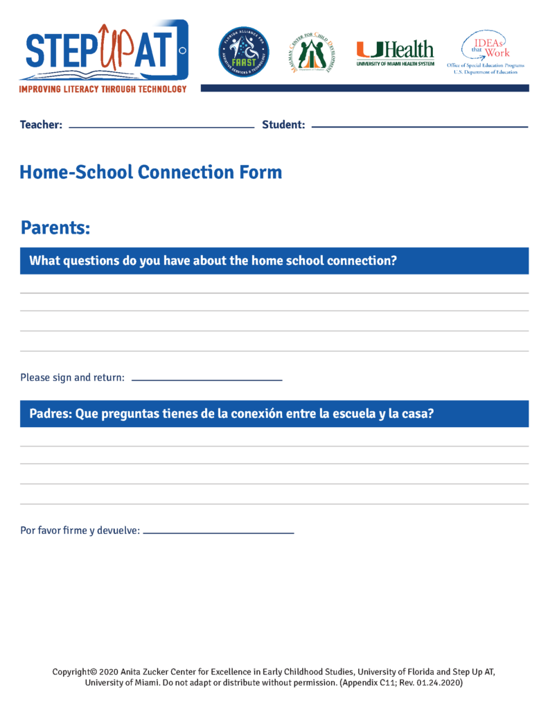 Teacher Resources For AT Available Through Step Up AT