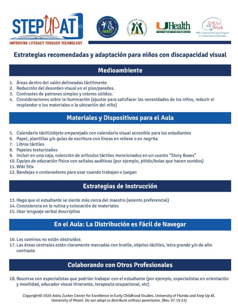 Teacher Resources For AT Available Through Step Up AT